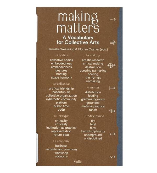 Making Matters - A Vocabulary for Collective Arts – TPG Bookshop